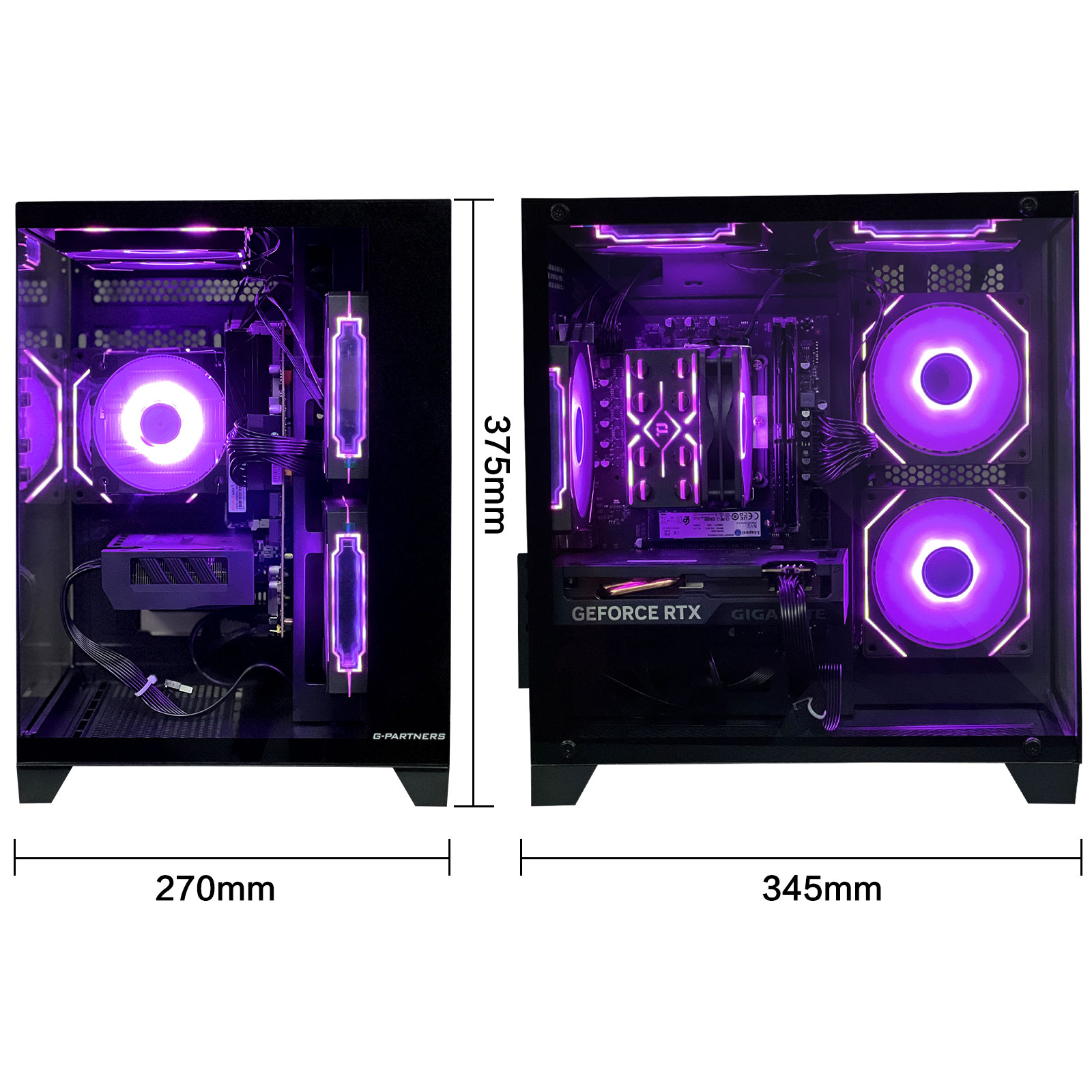 AOACE Gaming PC Desktop INTEL Core i5 12400F 2.5 GHz, NVIDIA RTX 4060 ...